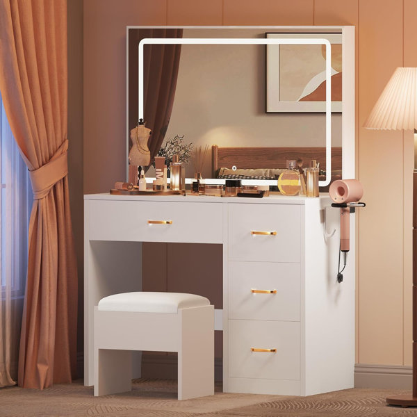 Dressing Table 70cm Wide With No Mirror Wayfair